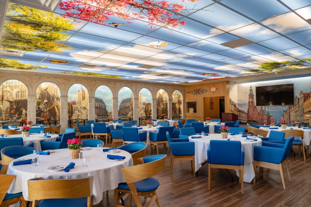 Polka Restaurant's Banquet Room Sky Ceiling • Fluorescent Gallery